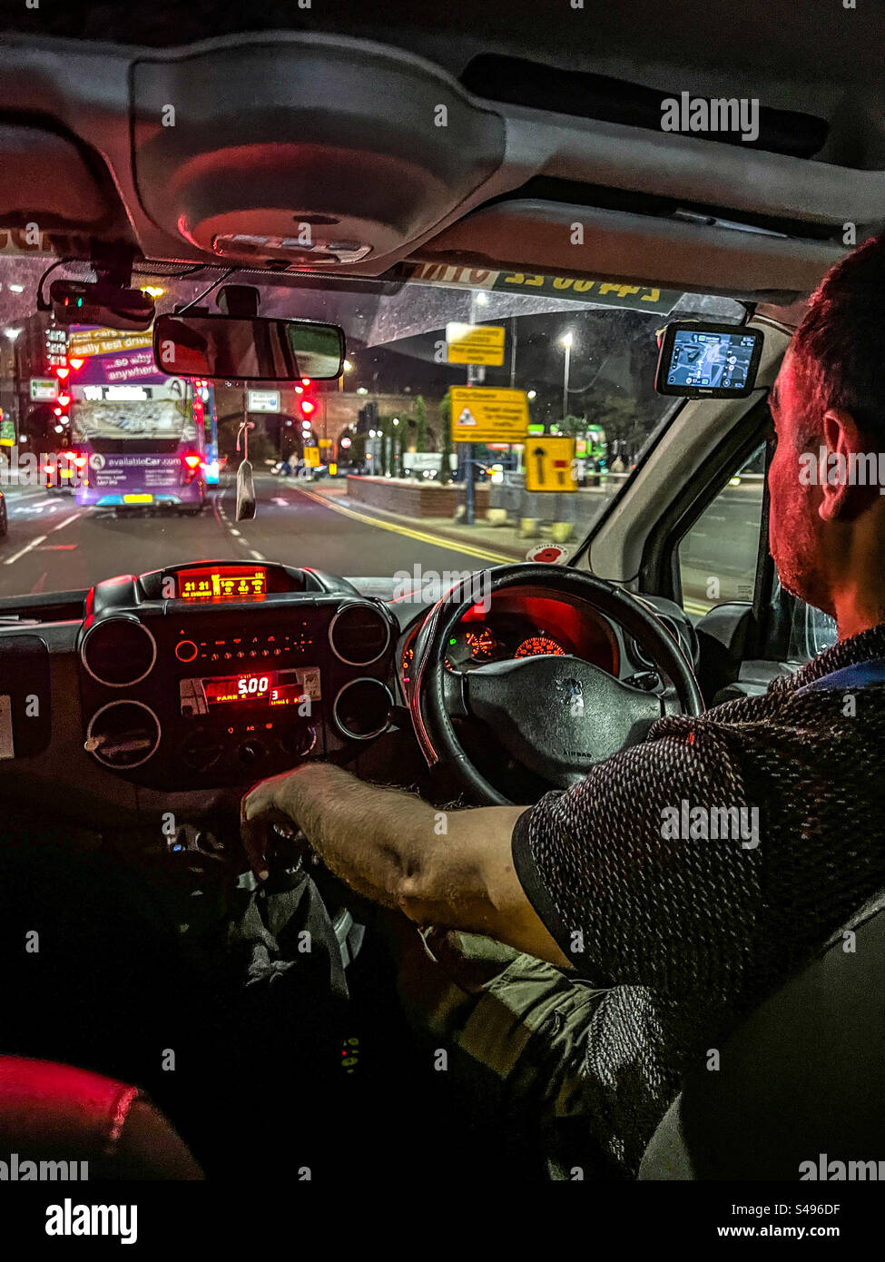 Inside taxi hi-res stock photography and images - Alamy