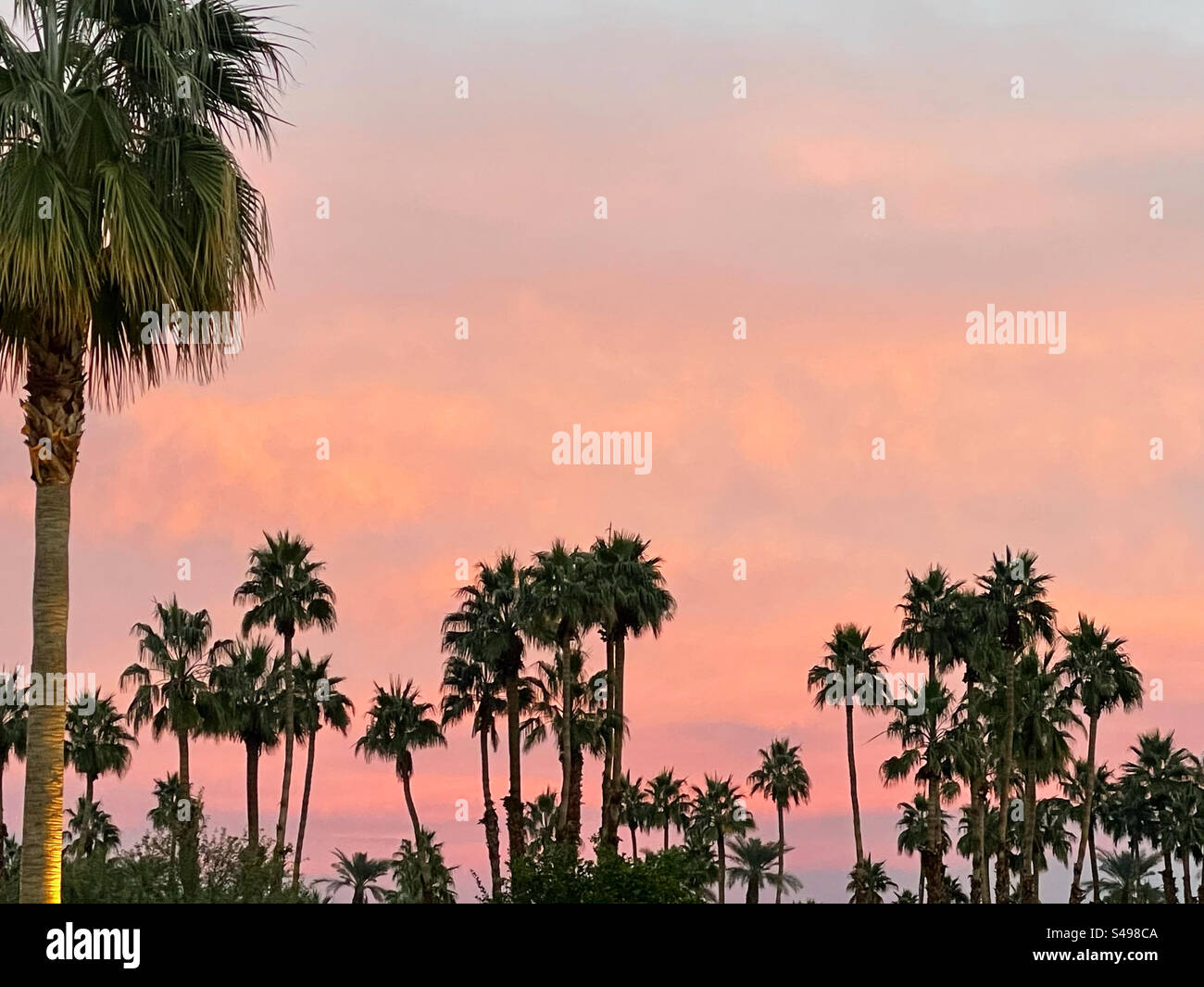 Pink sunset california hi-res stock photography and images - Alamy
