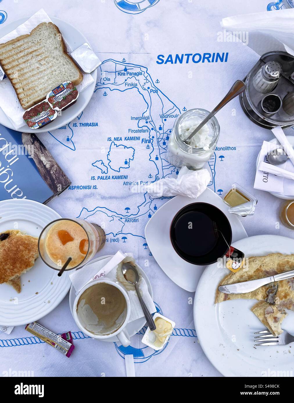 Breakfast in Greece Stock Photo - Alamy