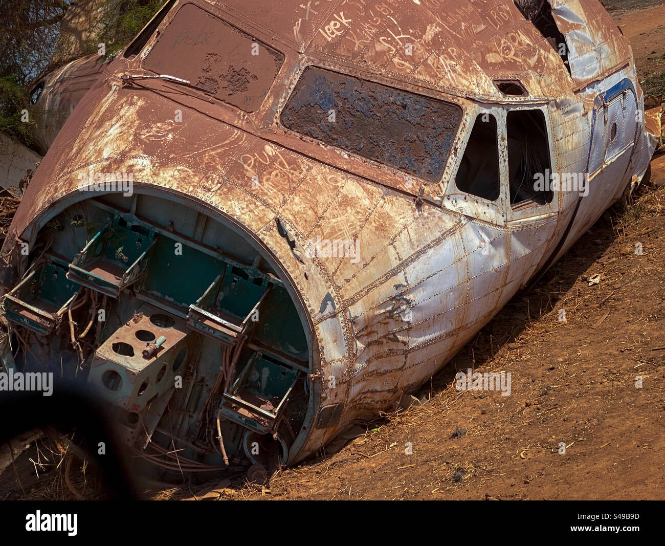 Plane crash wreckage hi-res stock photography and images - Alamy