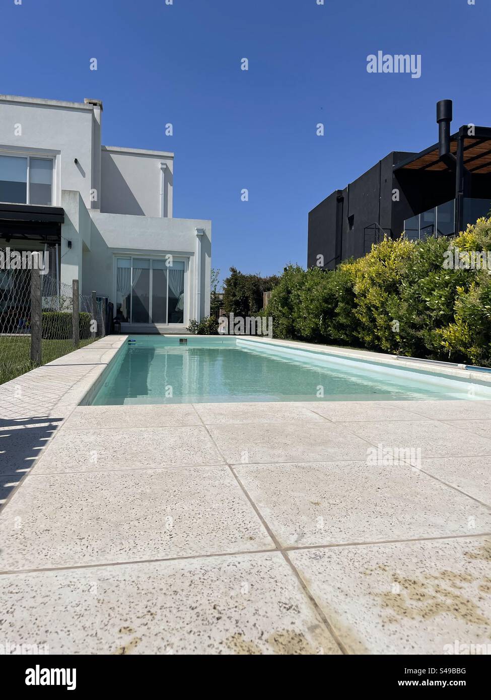 Pool in summer hi-res stock photography and images - Alamy