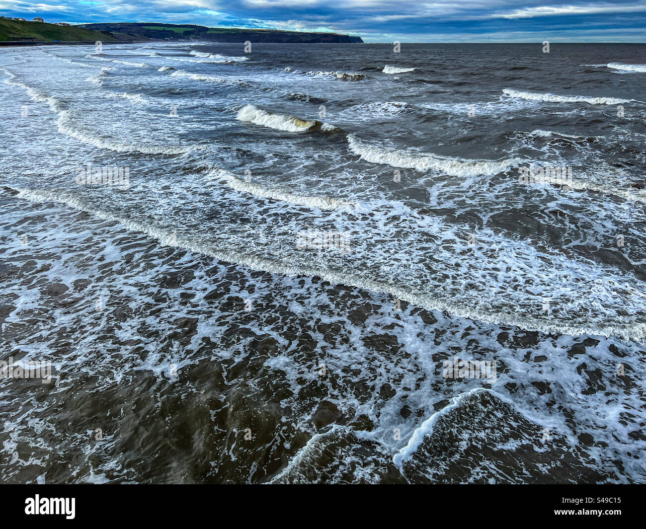 North Sea at Whitby in North Yorkshire Stock Photo - Alamy