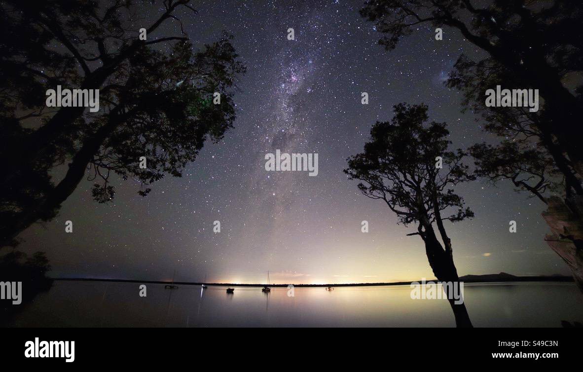 Boreen point night sky Stock Photo - Alamy