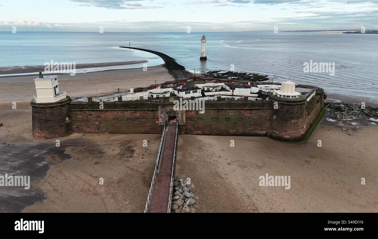 Perch rock fort new brighton hi-res stock photography and images - Alamy