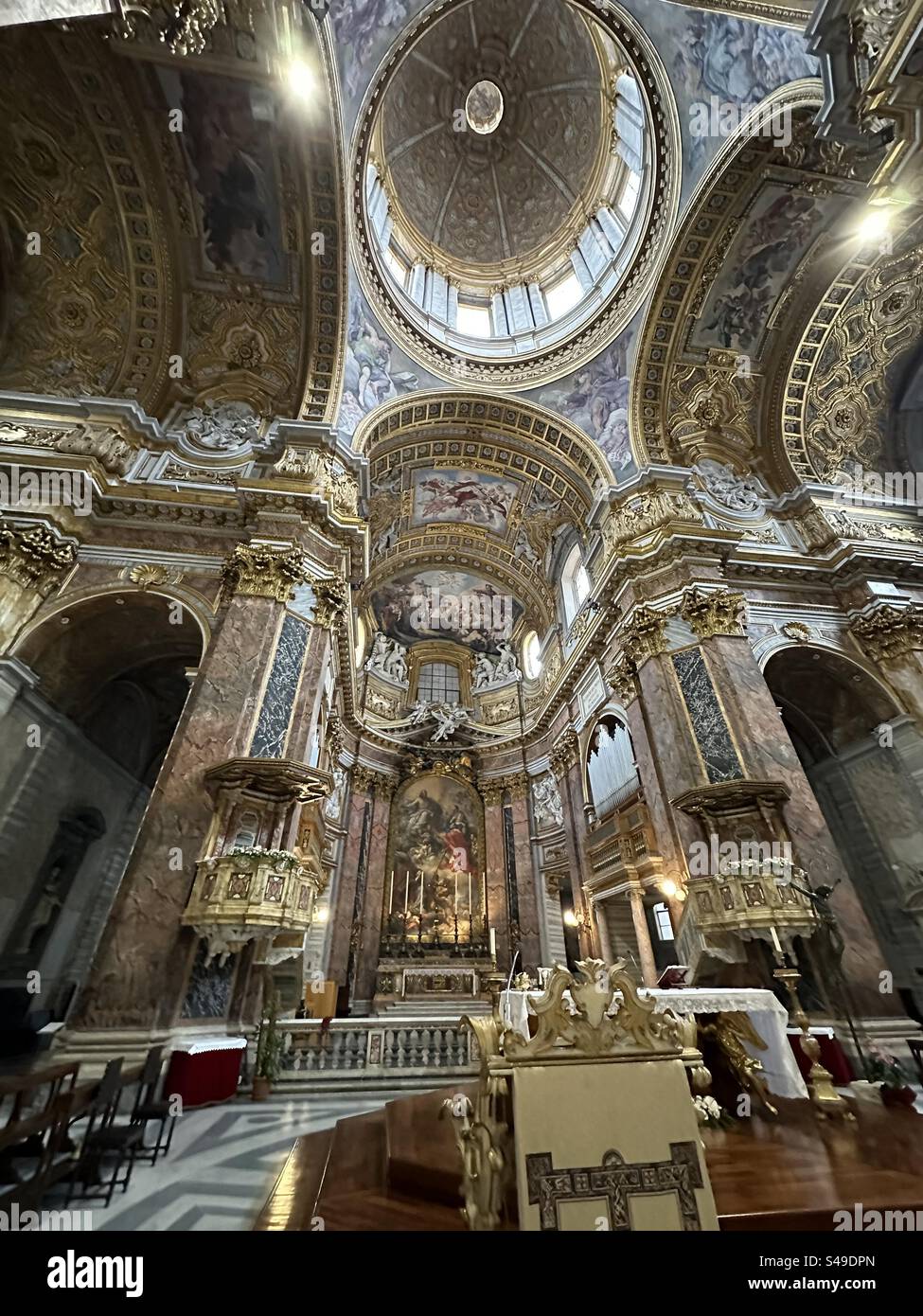 Roman Basilica Alter Stock Photo - Alamy