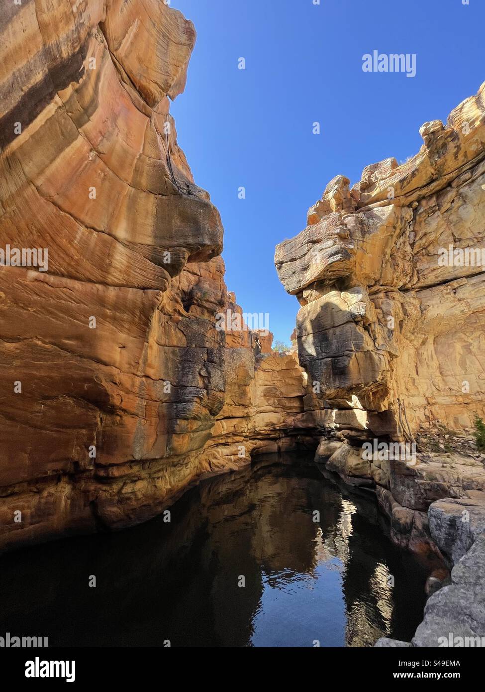River running through the rocks in the Cederberg wilderness area Stock ...