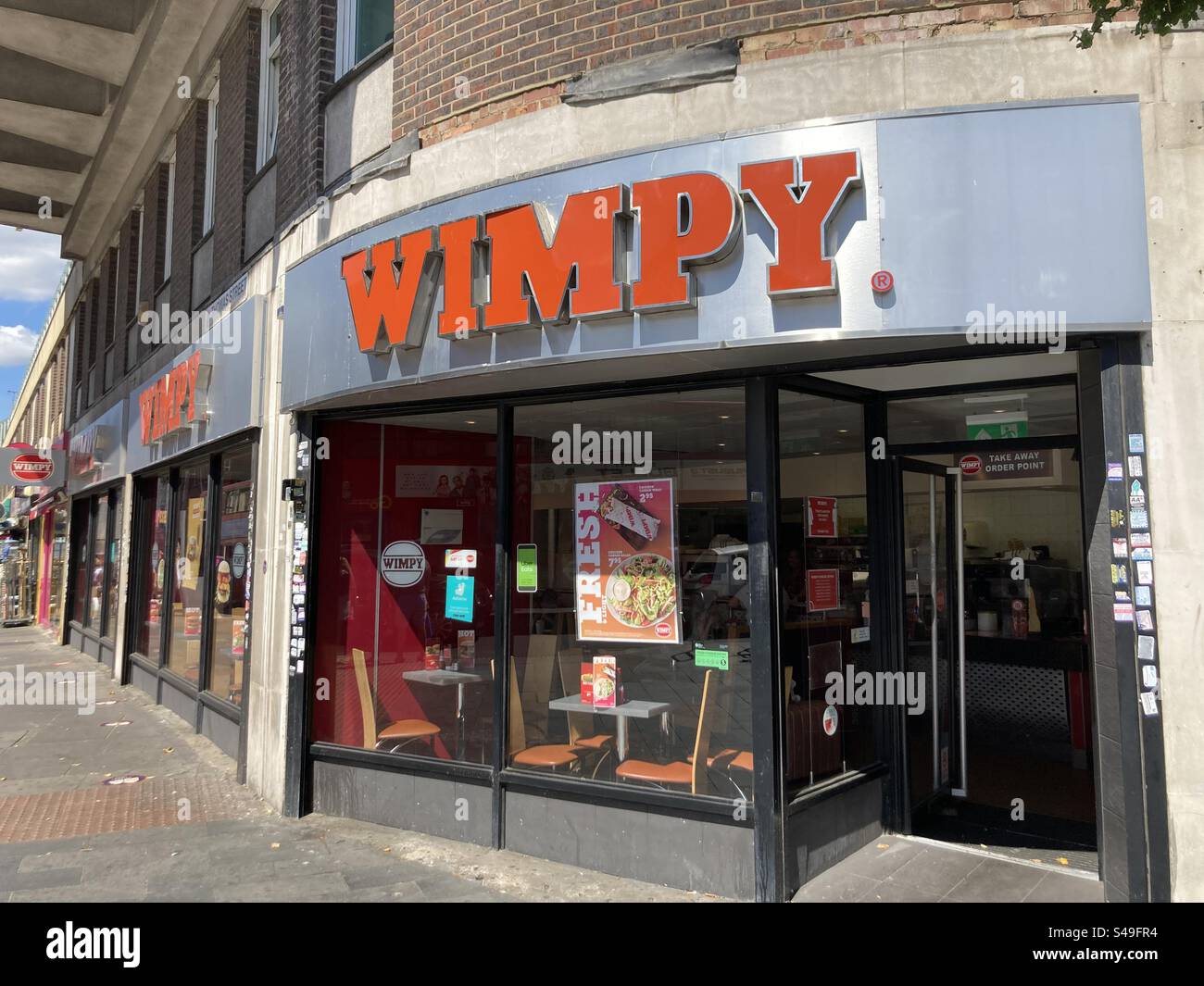 Wimpy burger london hi-res stock photography and images - Alamy