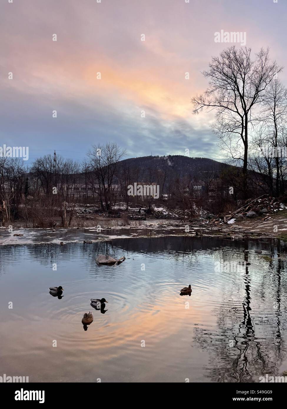 Winter sunset sky hi-res stock photography and images - Alamy