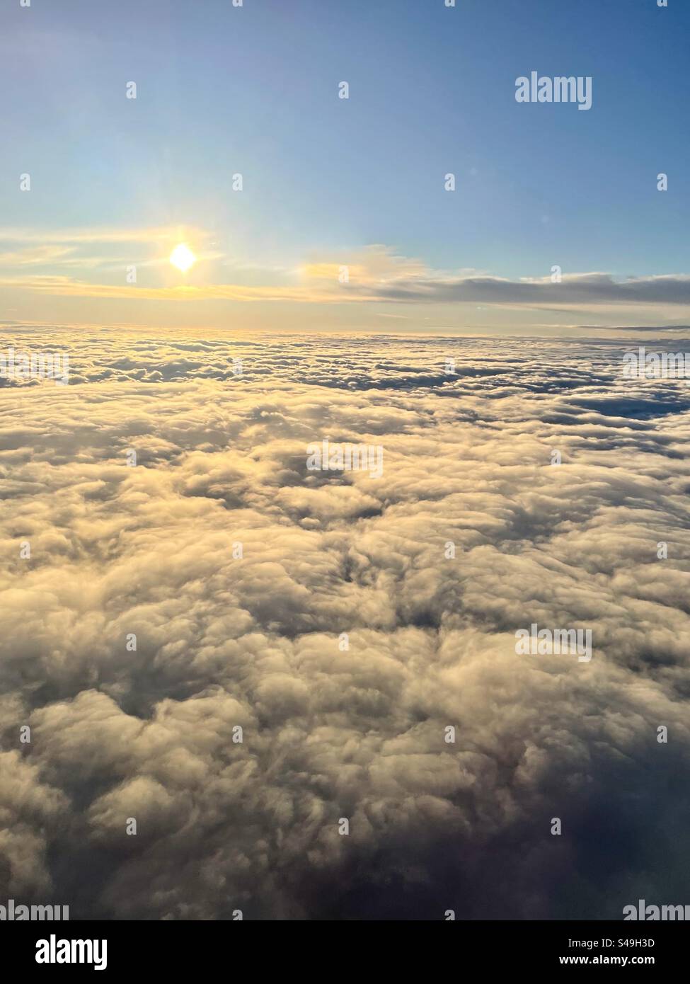 View from plane window Stock Photo - Alamy