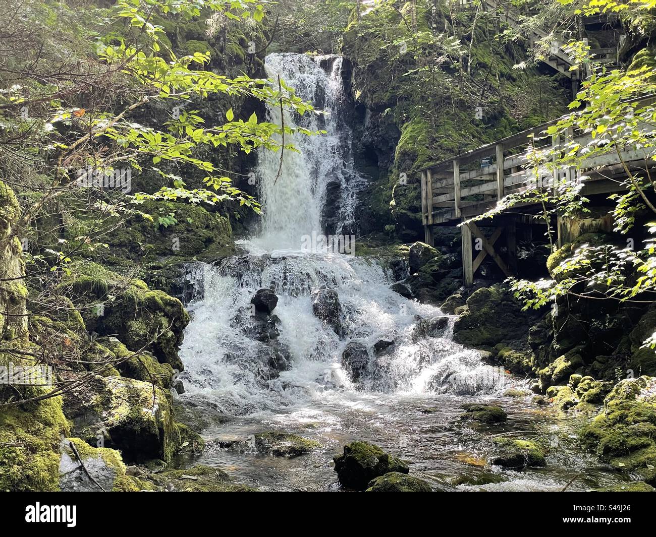 Waterfall sun hi-res stock photography and images - Alamy