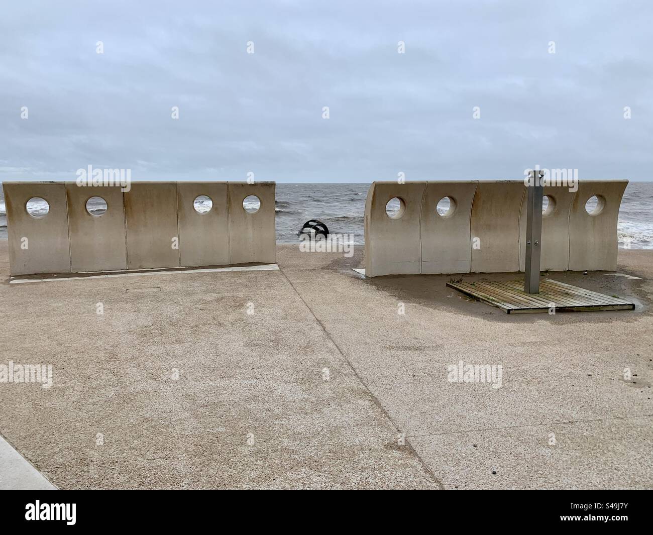Mary’s Shell Art Installation on sea front at Clevely Beach, Blackpool ...