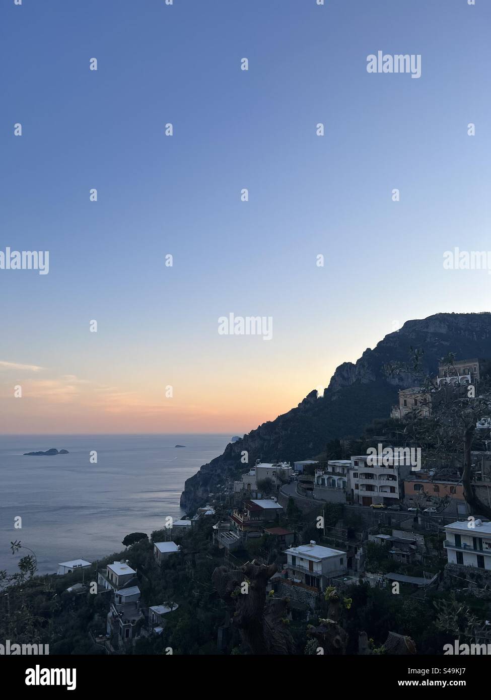 Positano sunset hi-res stock photography and images - Alamy
