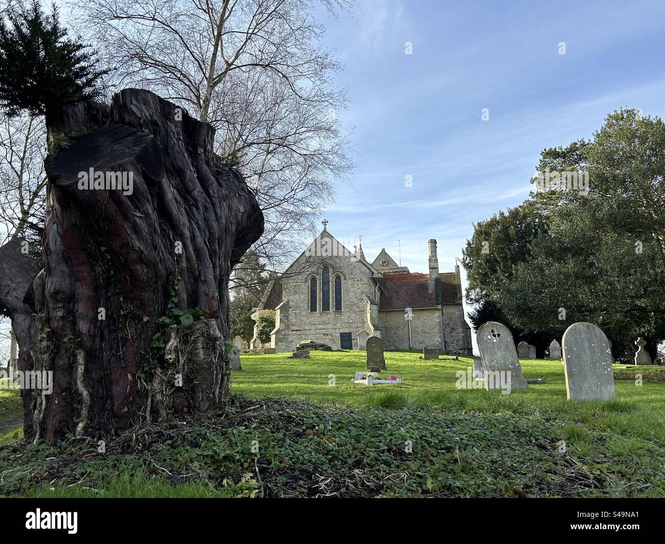 Church st john baptist ancient hi-res stock photography and images - Alamy