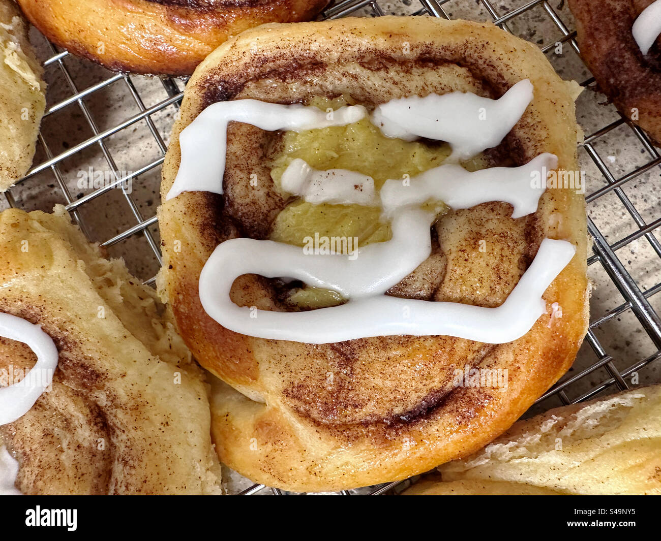 Norwegian sonboller, skoleboller, sun buns, or sunshine buns are made ...