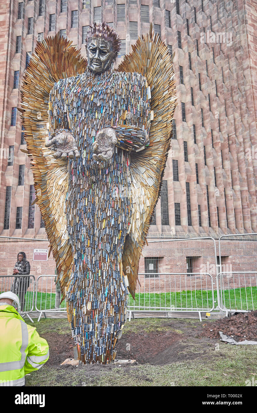 Coventry cathedral angel hi-res stock photography and images - Alamy