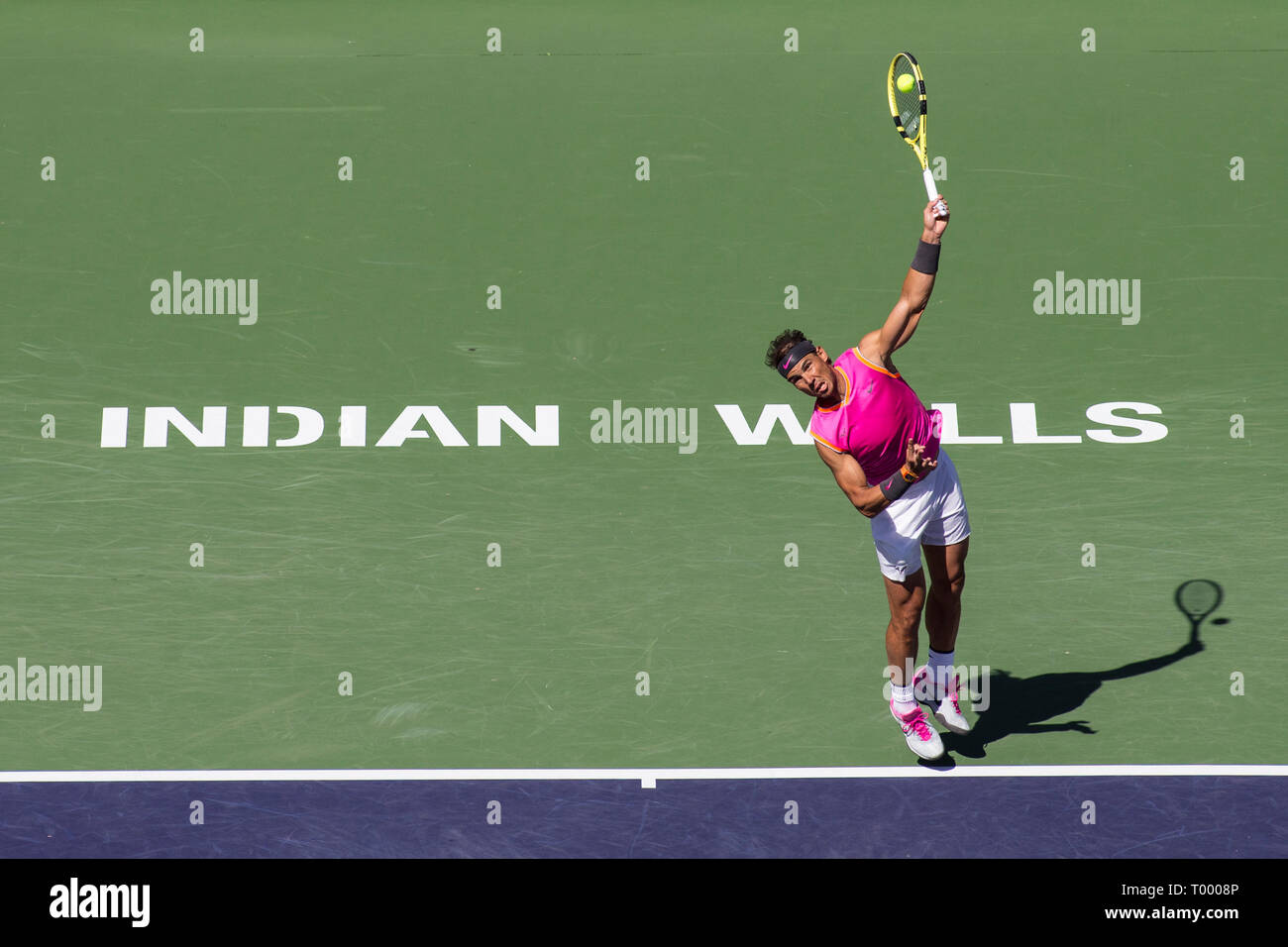 Indian Wells, California, USA. 15th Mar, 2019. Rafael Nadal (ESP) in ...
