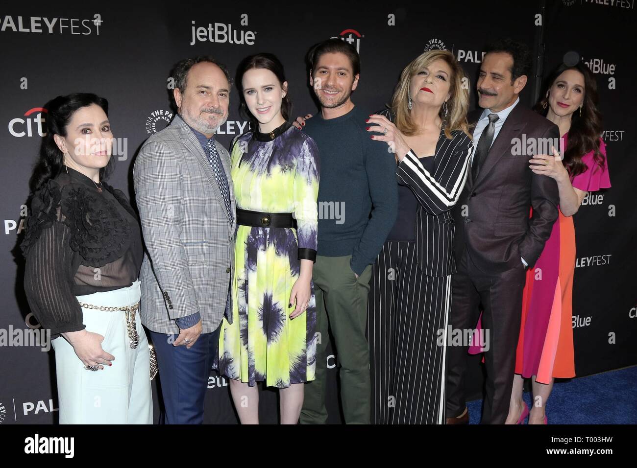 Los Angeles, CA, USA. 15th Mar, 2019. Alex Borstein, Kevin Pollak, Rachel Brosnahan, Michael ...