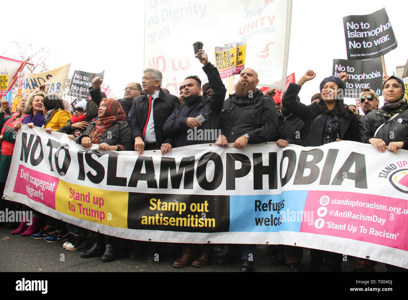 London, UK - 16 March 2019: Thousands of people took part in the UN ...