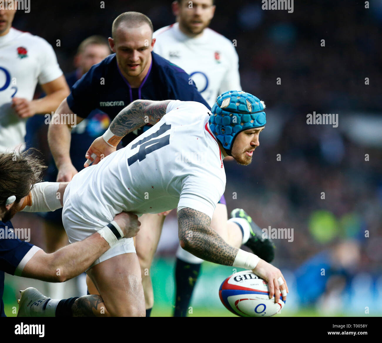 Scotland goes over try hi-res stock photography and images - Alamy