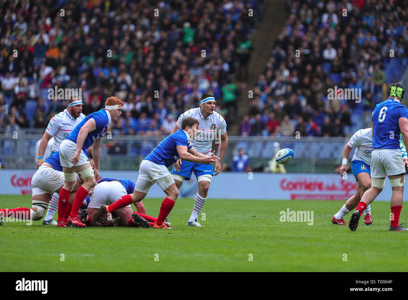 Antoine dupont try france rugby hi-res stock photography and images - Alamy