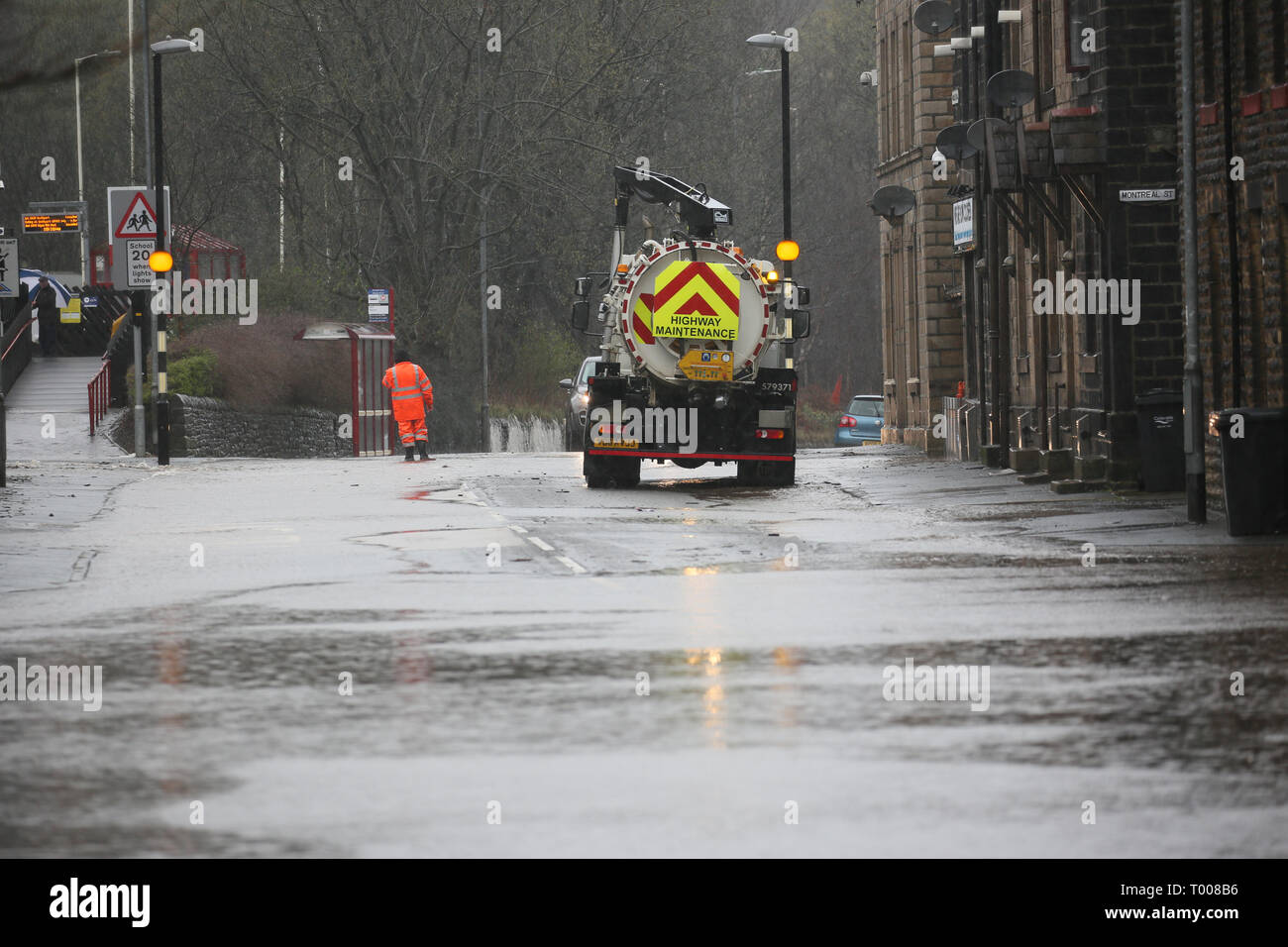Calder valley flood 2019 hi-res stock photography and images - Alamy