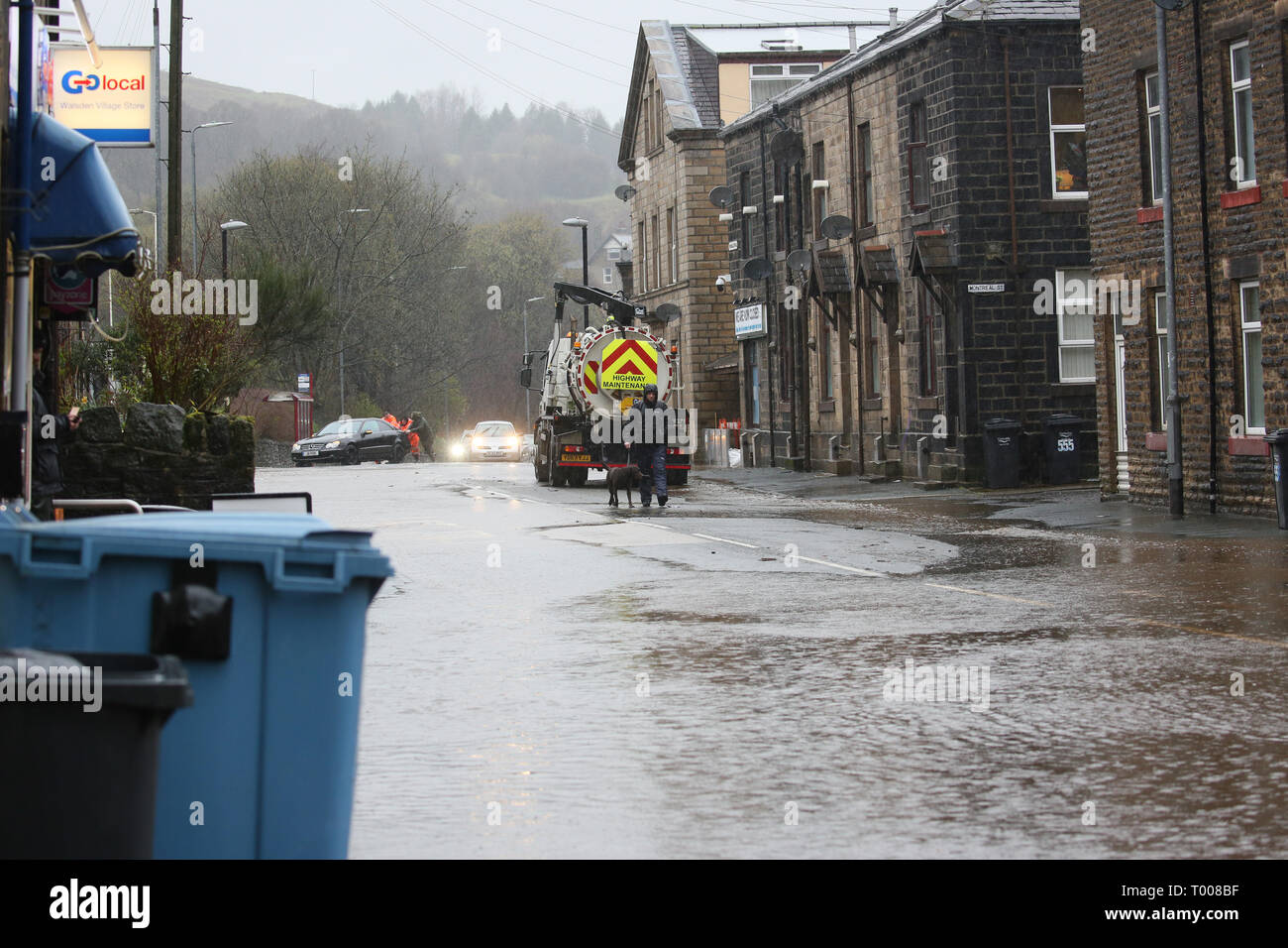 Calder valley flood 2019 hi-res stock photography and images - Alamy