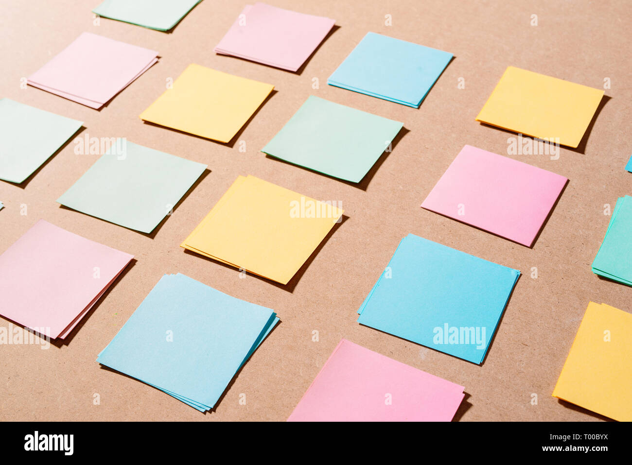 Multi colored sticky notes hi-res stock photography and images - Alamy