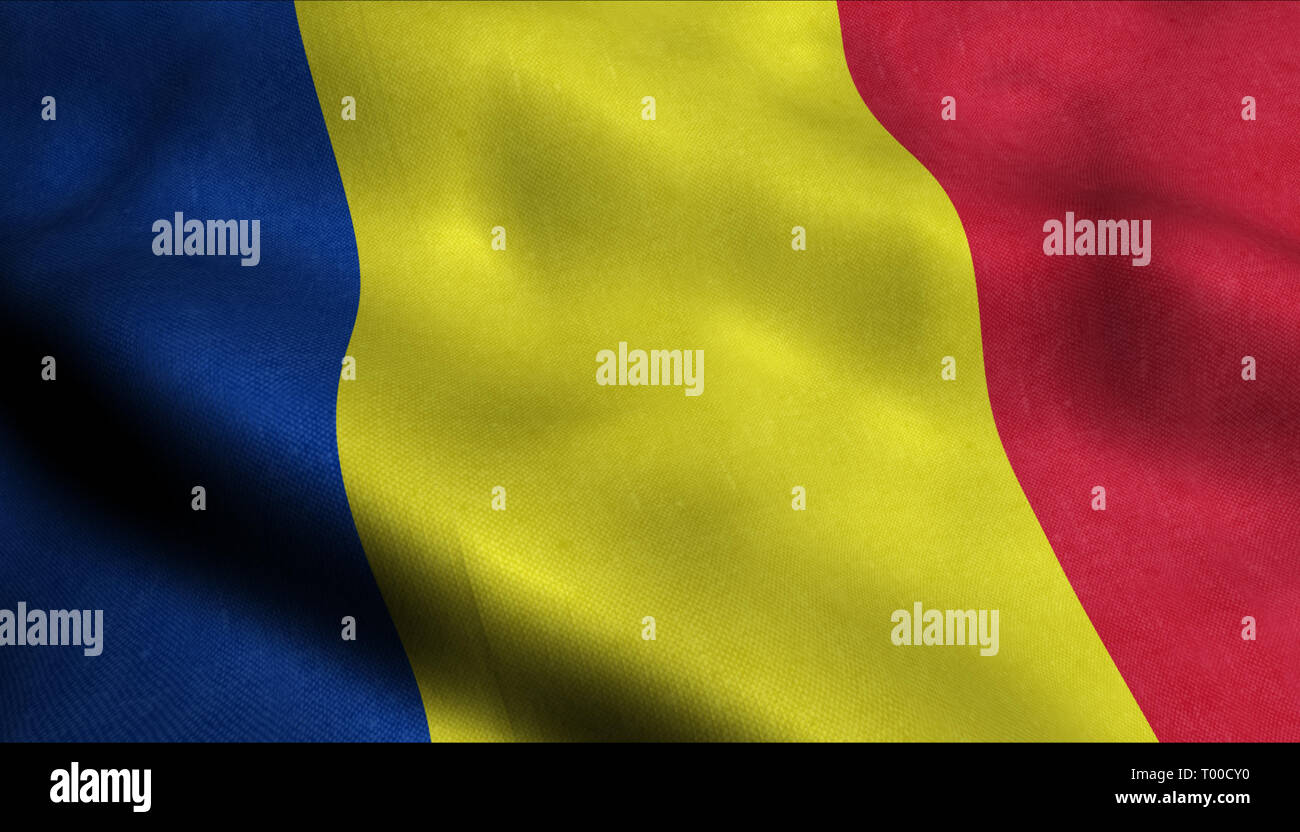 Romania waving flag hi-res stock photography and images - Alamy