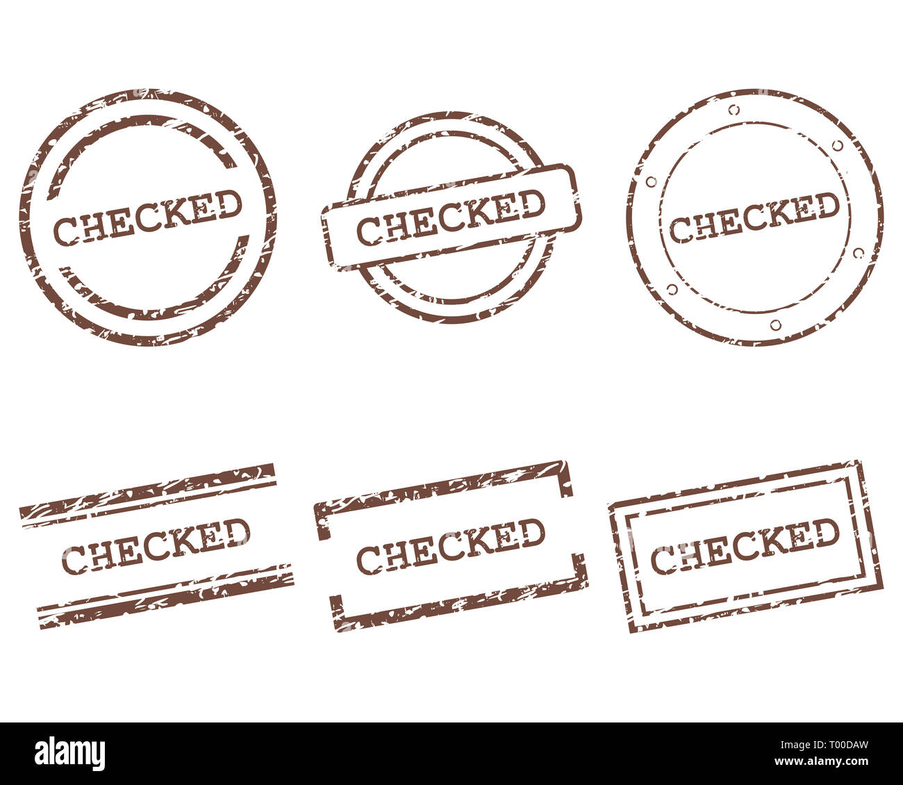 Checked stamp sign seal hi-res stock photography and images - Alamy