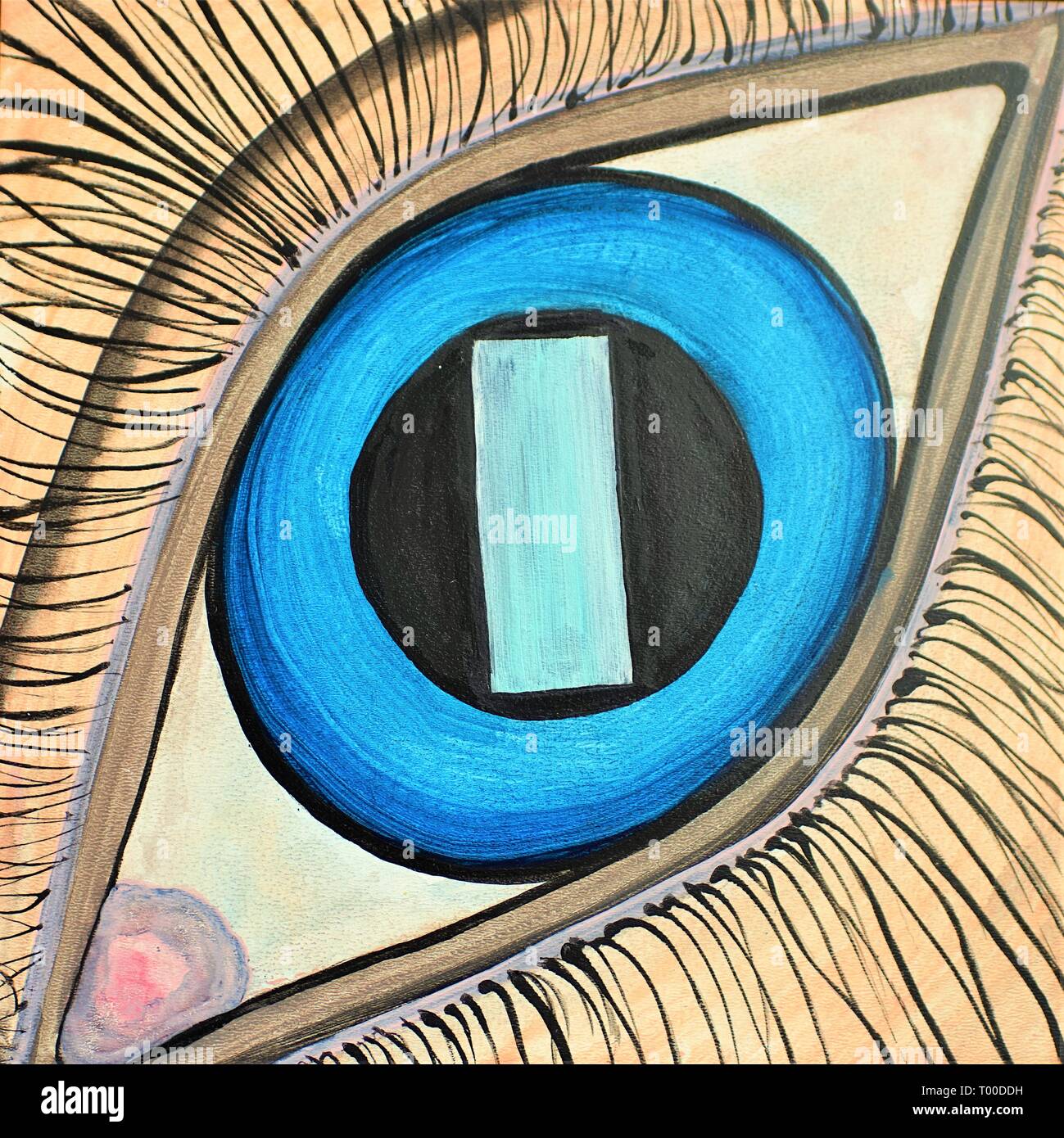 Pupil drawing lines hi-res stock photography and images - Alamy