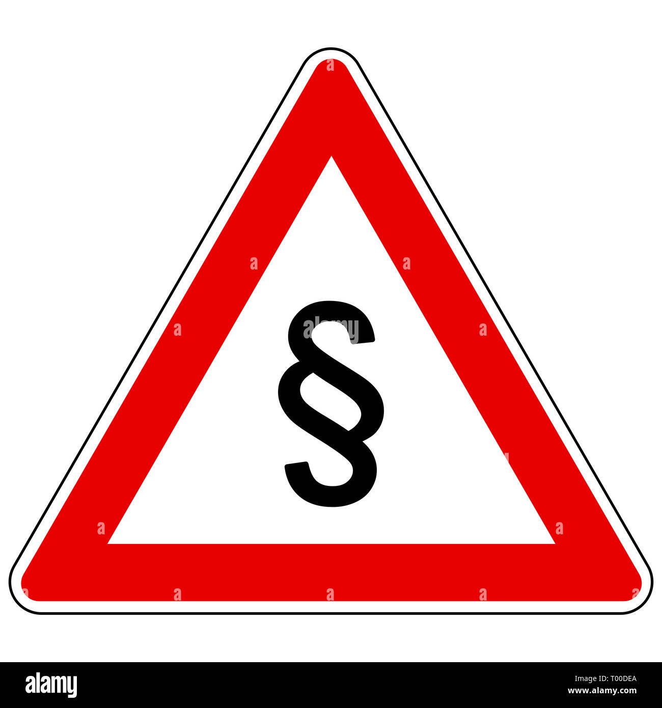 Paragraph and attention sign Stock Photo - Alamy