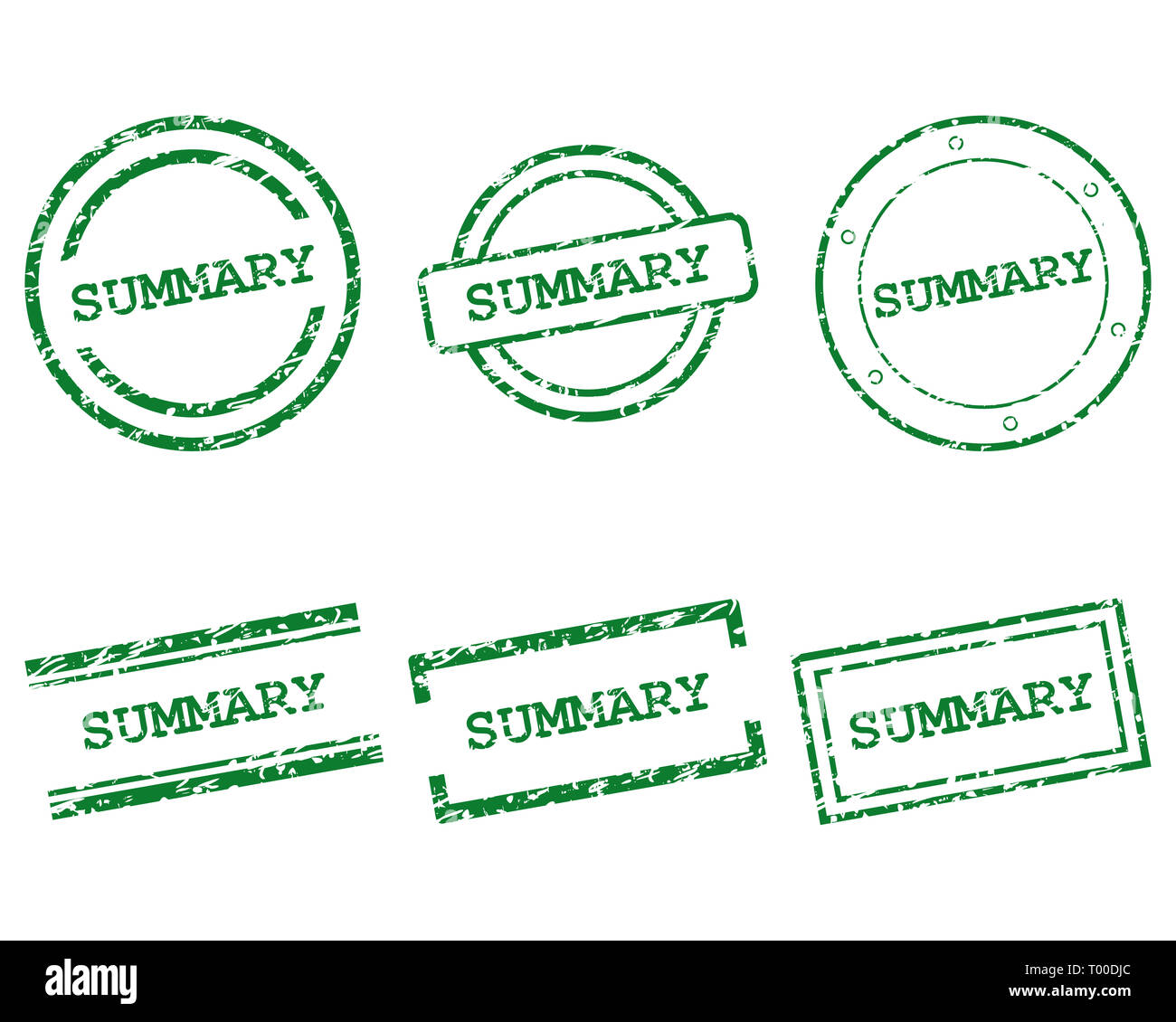 Summary seal hi-res stock photography and images - Alamy