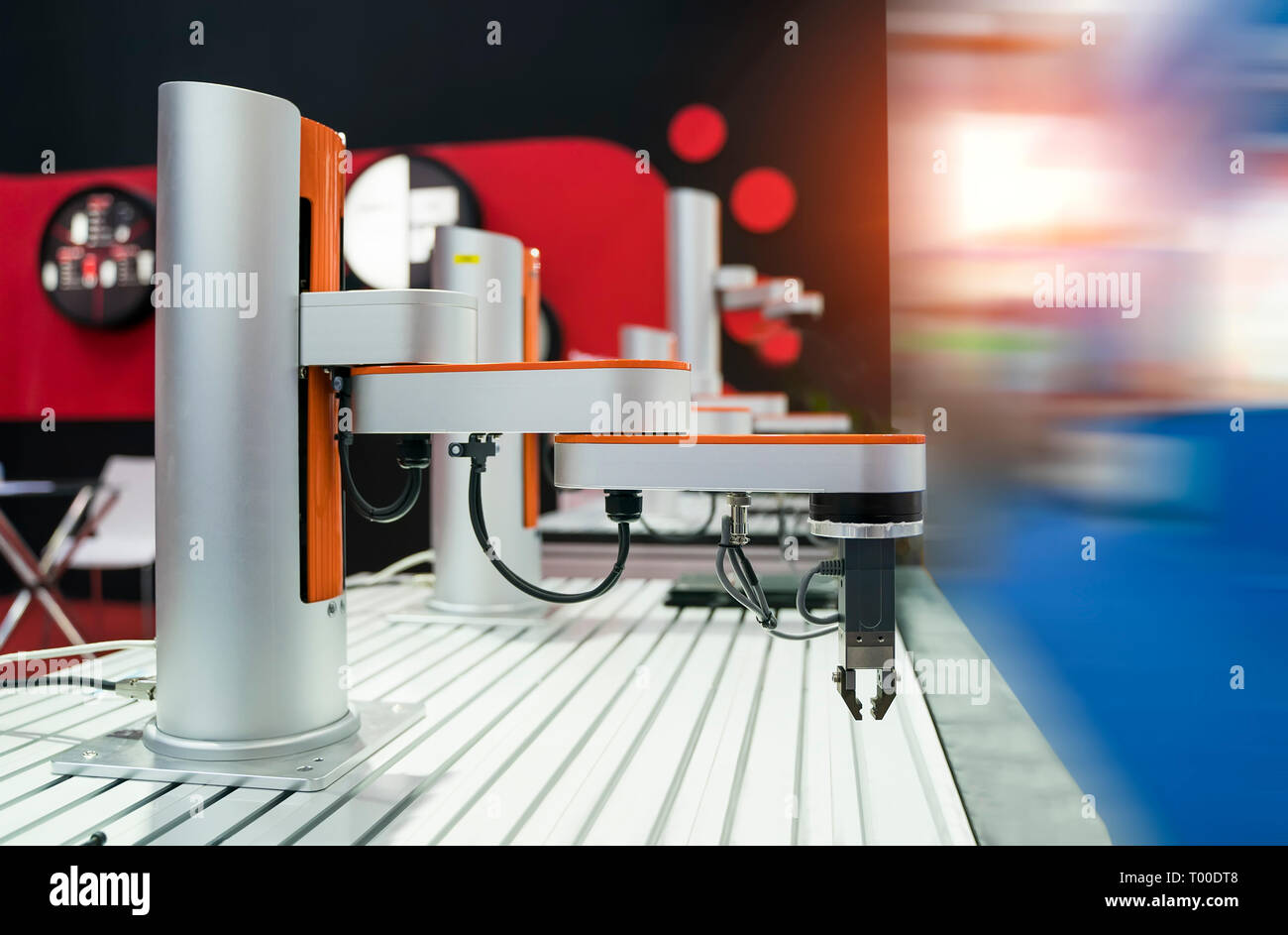 Robotic And Automation System Control Application On Automate Robot Arm