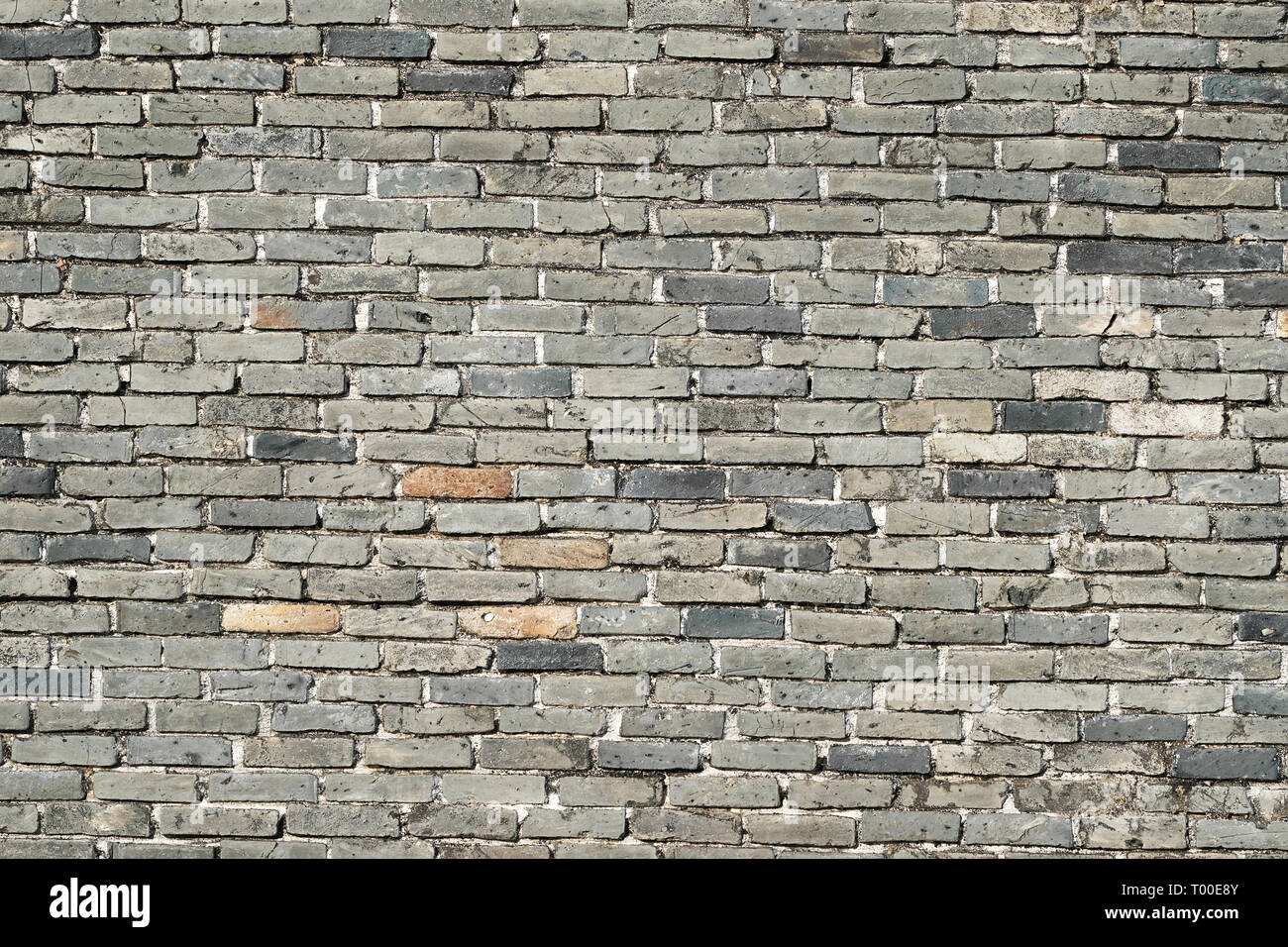 Stone wall texture background of grey brick stones Stock Photo - Alamy