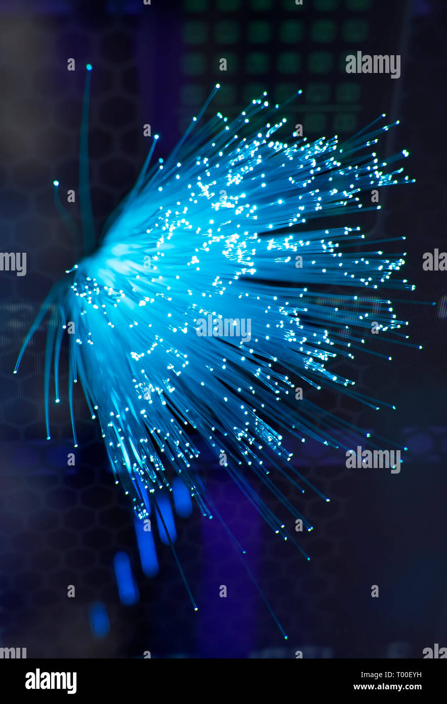 fiber optical network cable Stock Photo - Alamy