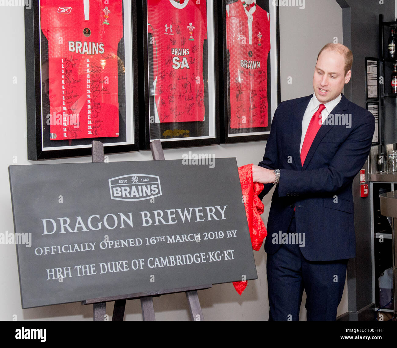 Duke cambridge unveils new hi-res stock photography and images - Alamy
