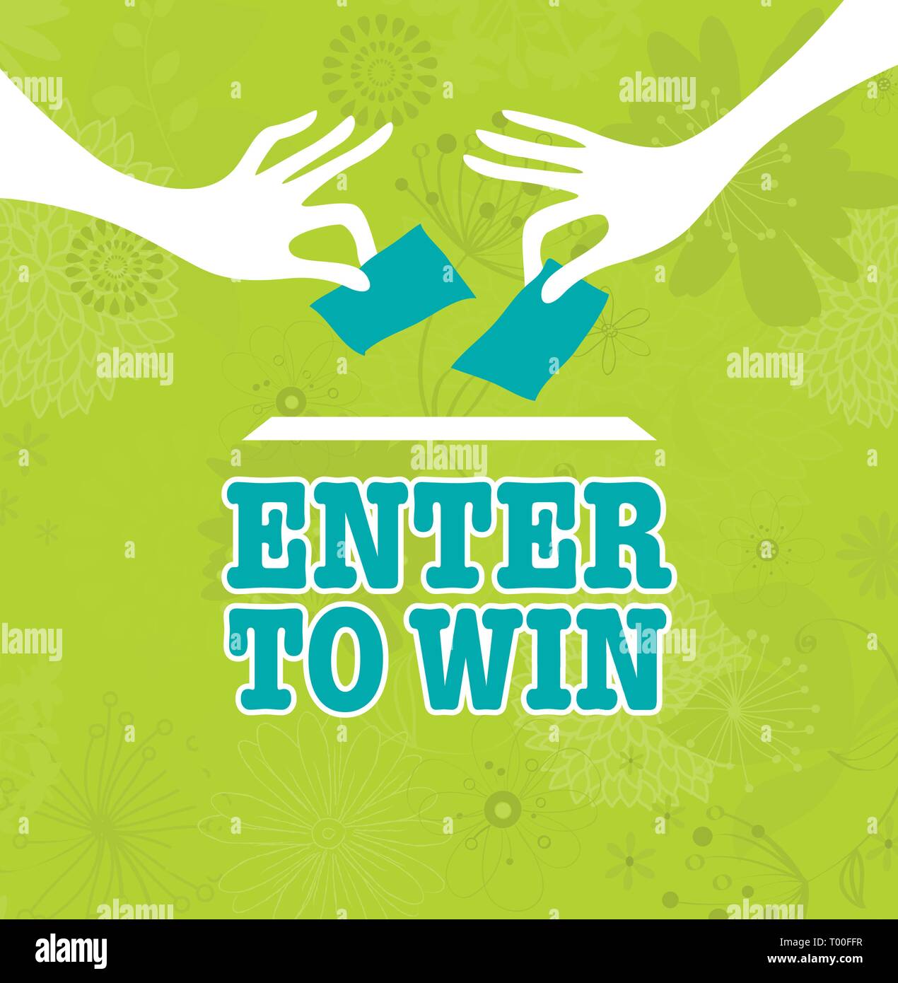 Enter to Win Ballot Box artwork Stock Vector Image & Art - Alamy