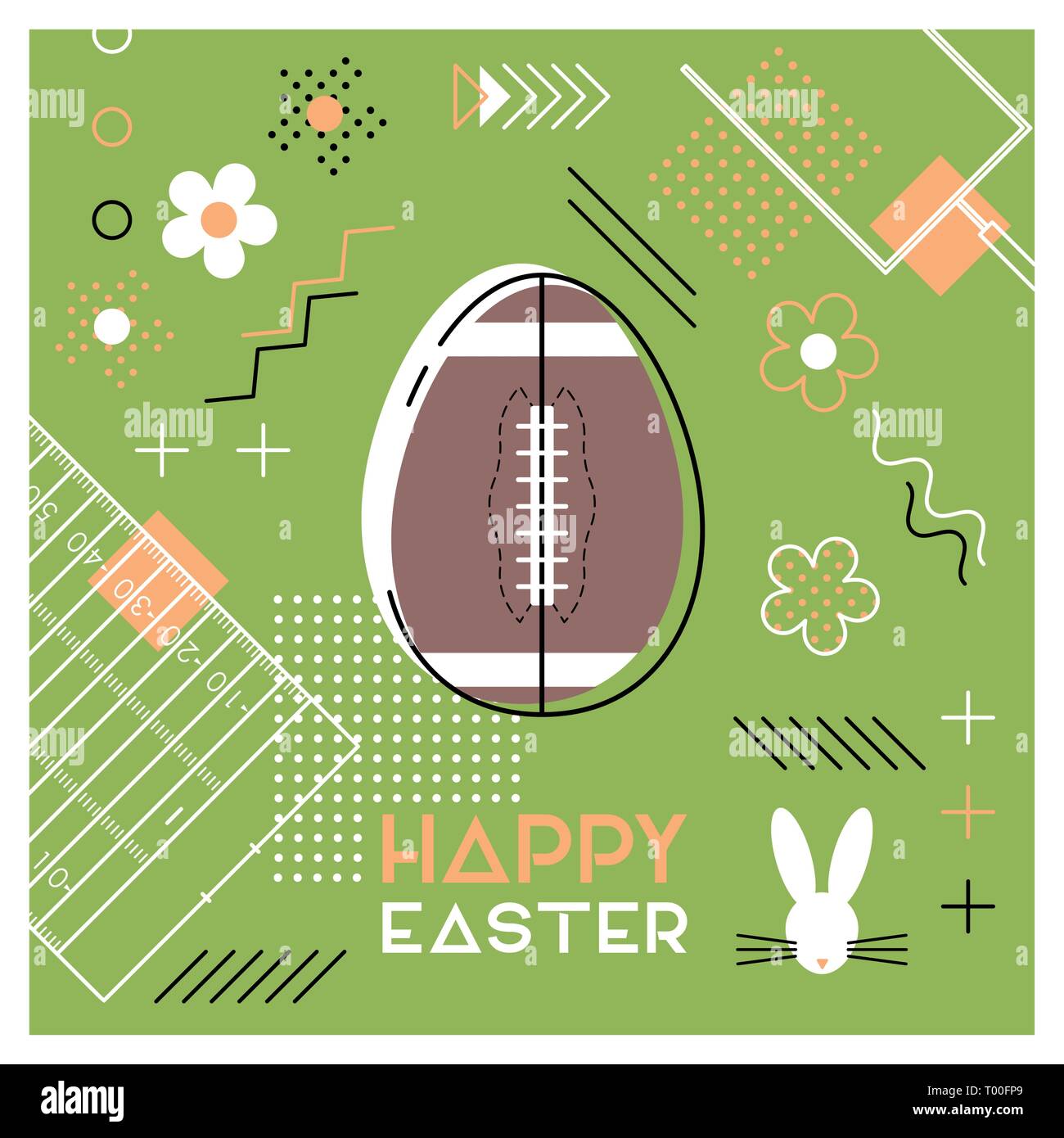 Memphis football Stock Vector Images - Alamy