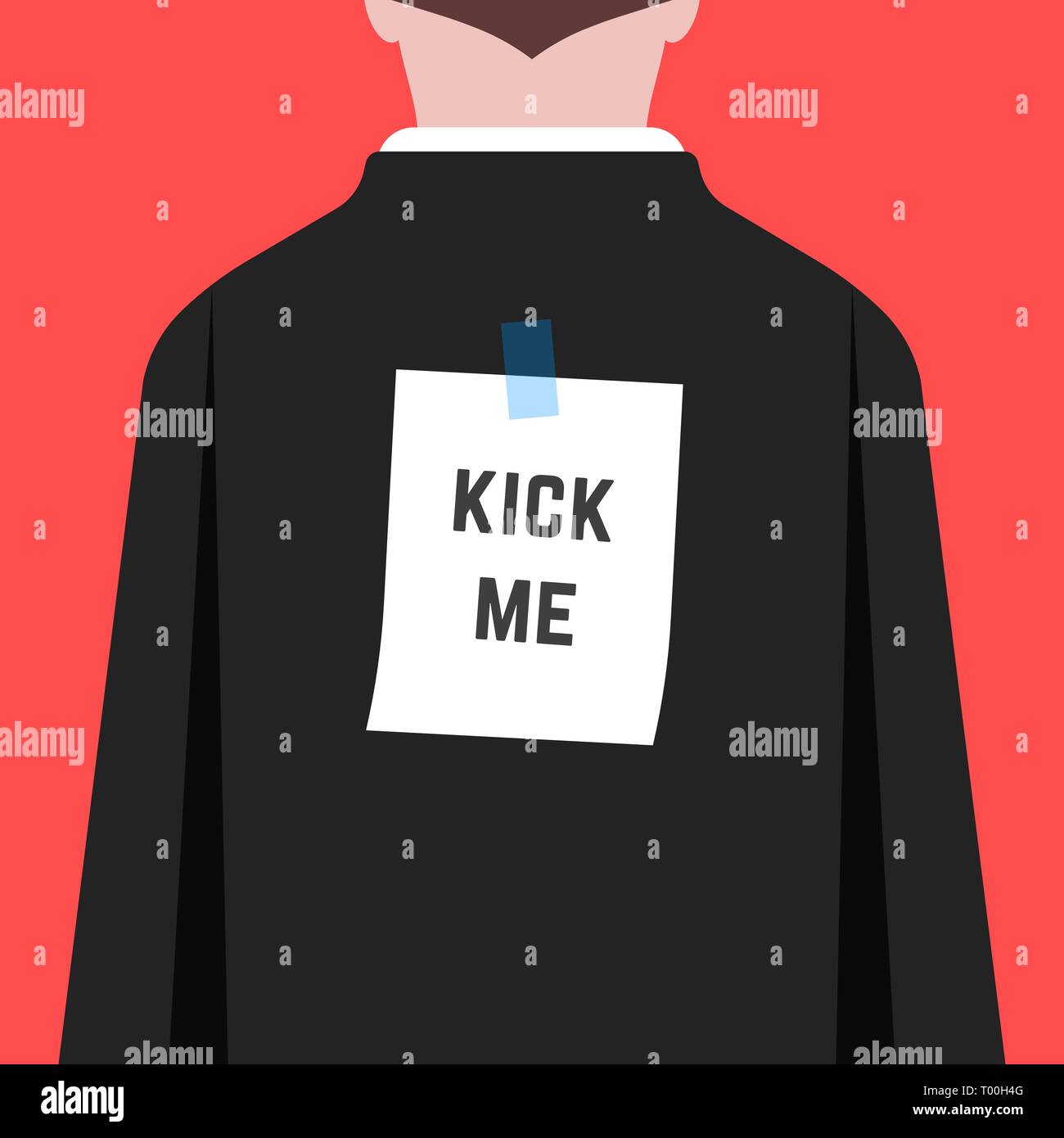 april fool day prank with man in suit Stock Vector Image & Art - Alamy