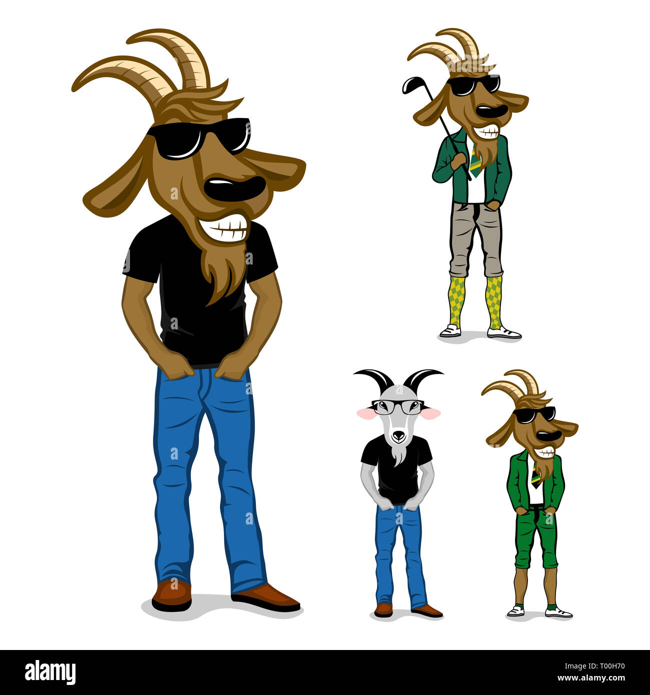 Funny Goat Cartoon Stock Photos & Funny Goat Cartoon Stock Images - Alamy