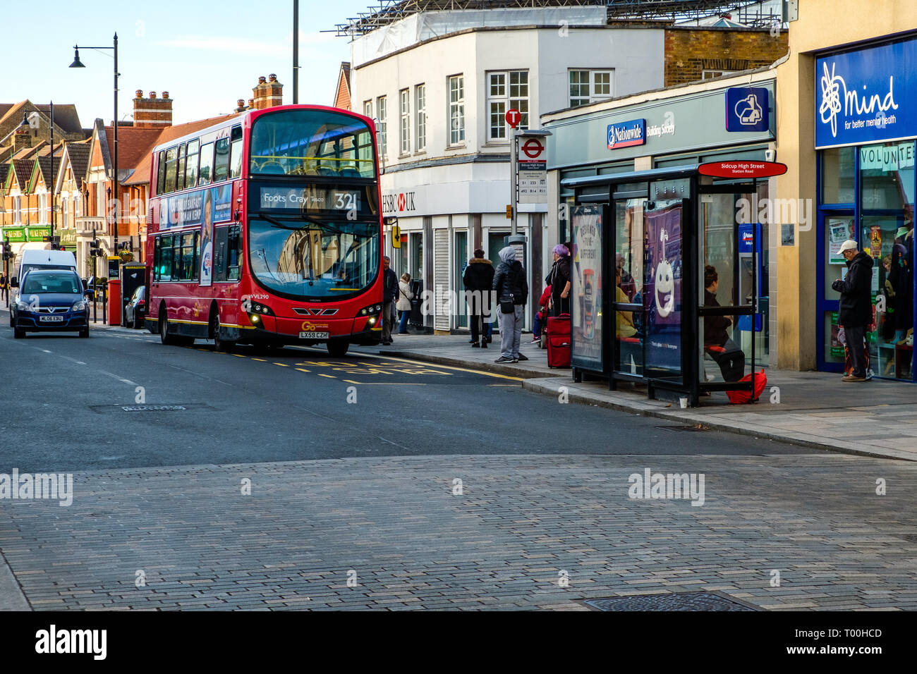 Go-Ahead Group Double Decker Bus, High Street, Sidcup, Kent Stock Photo ...