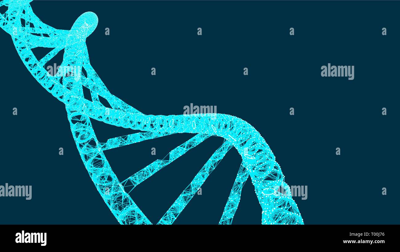 DNA molecule helix, vector illustration for medical and science ...