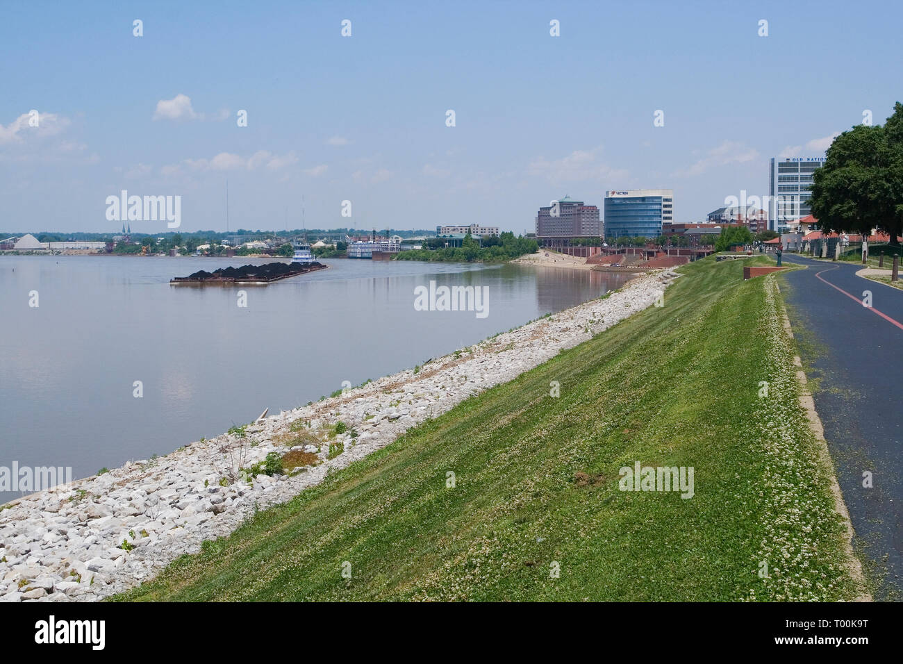 Waterfront, Evansville, Indiana Stock Photo - Alamy