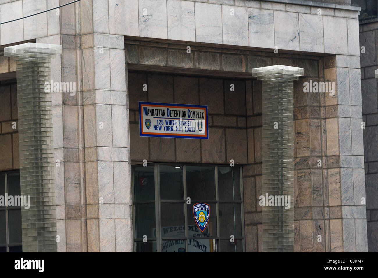 Manhattan Detention Complex jail (aka 'The Tombs') in New York City ...