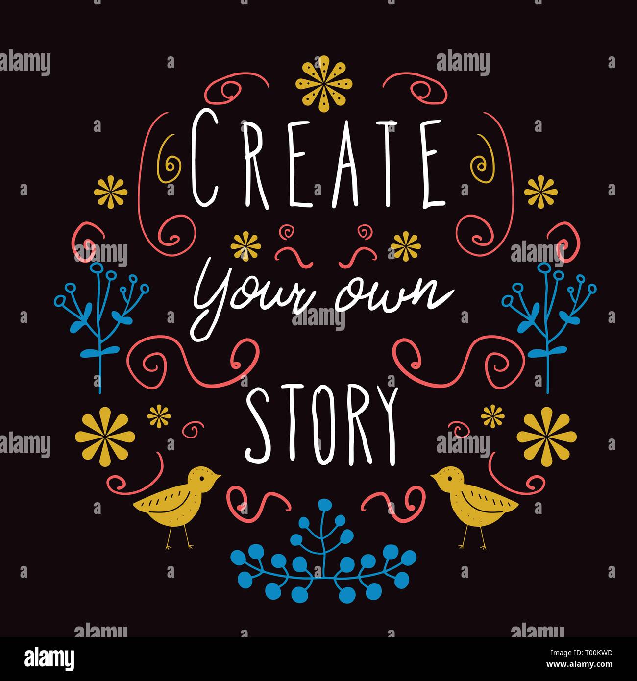 Written in his own hand Stock Vector Images - Alamy