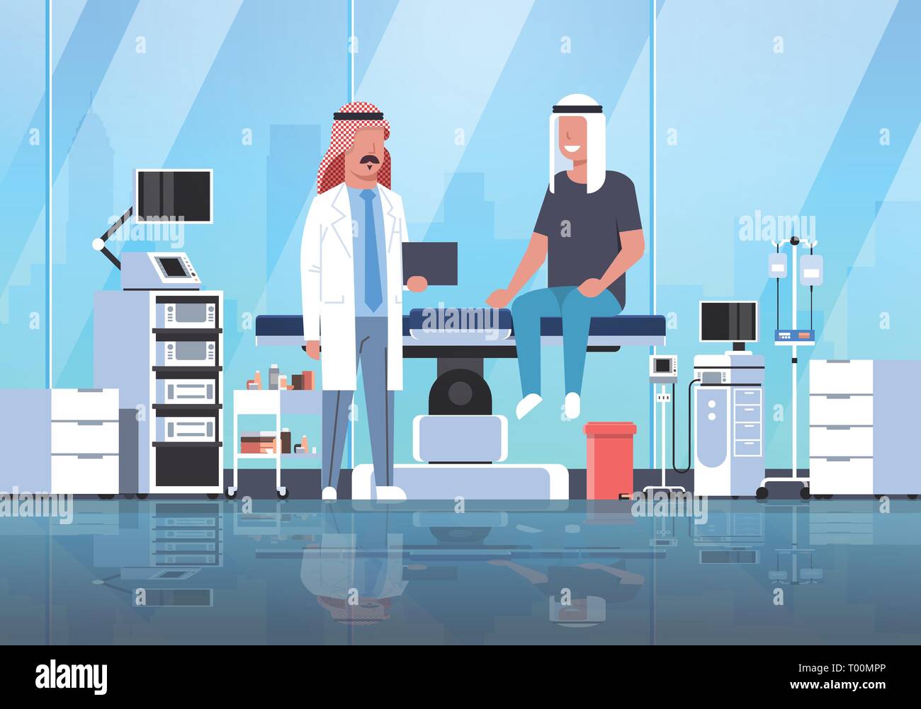 Patient tablet in hospital Stock Vector Images - Alamy