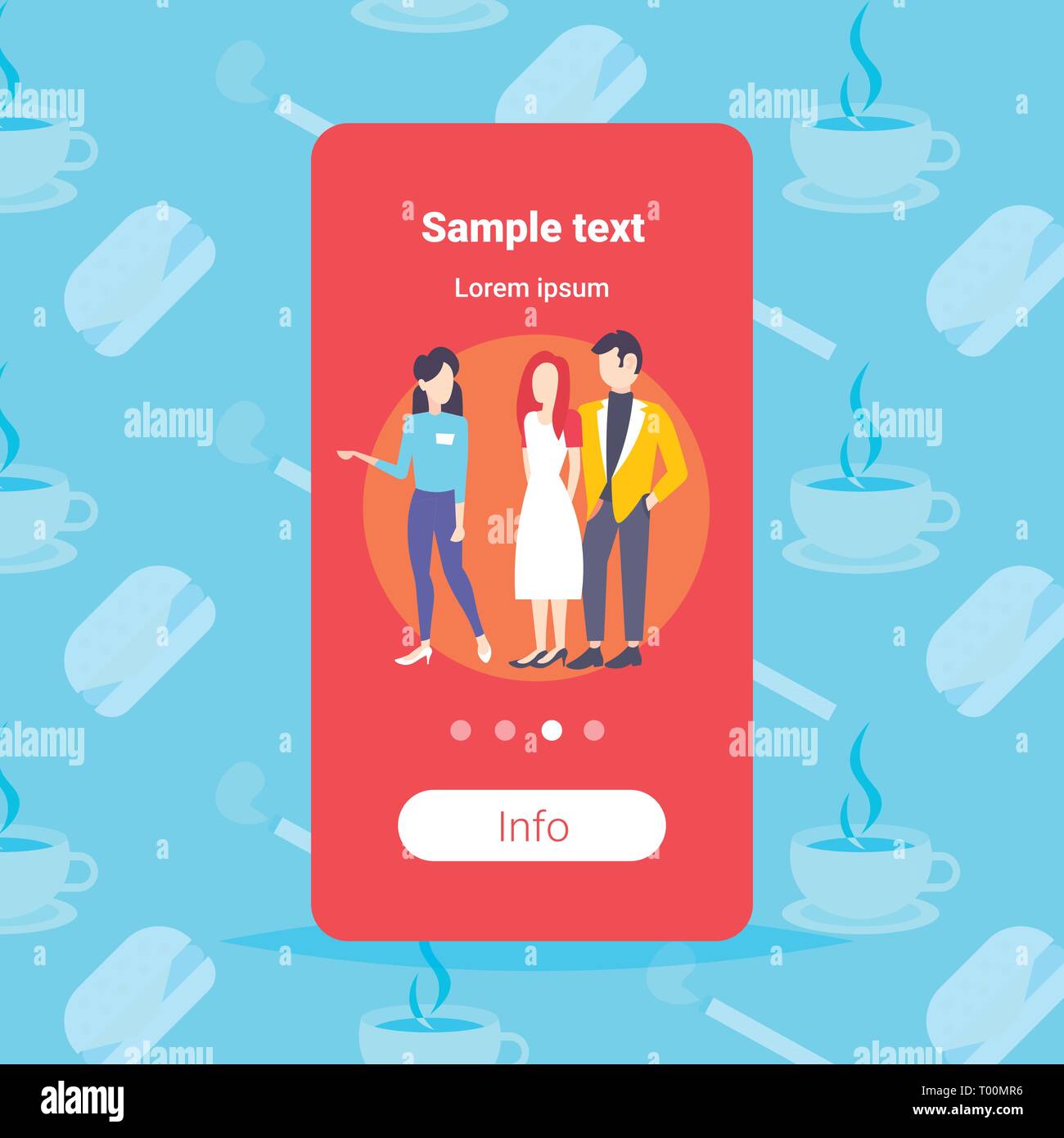 Business restaurant staff employee Stock Vector Images - Alamy