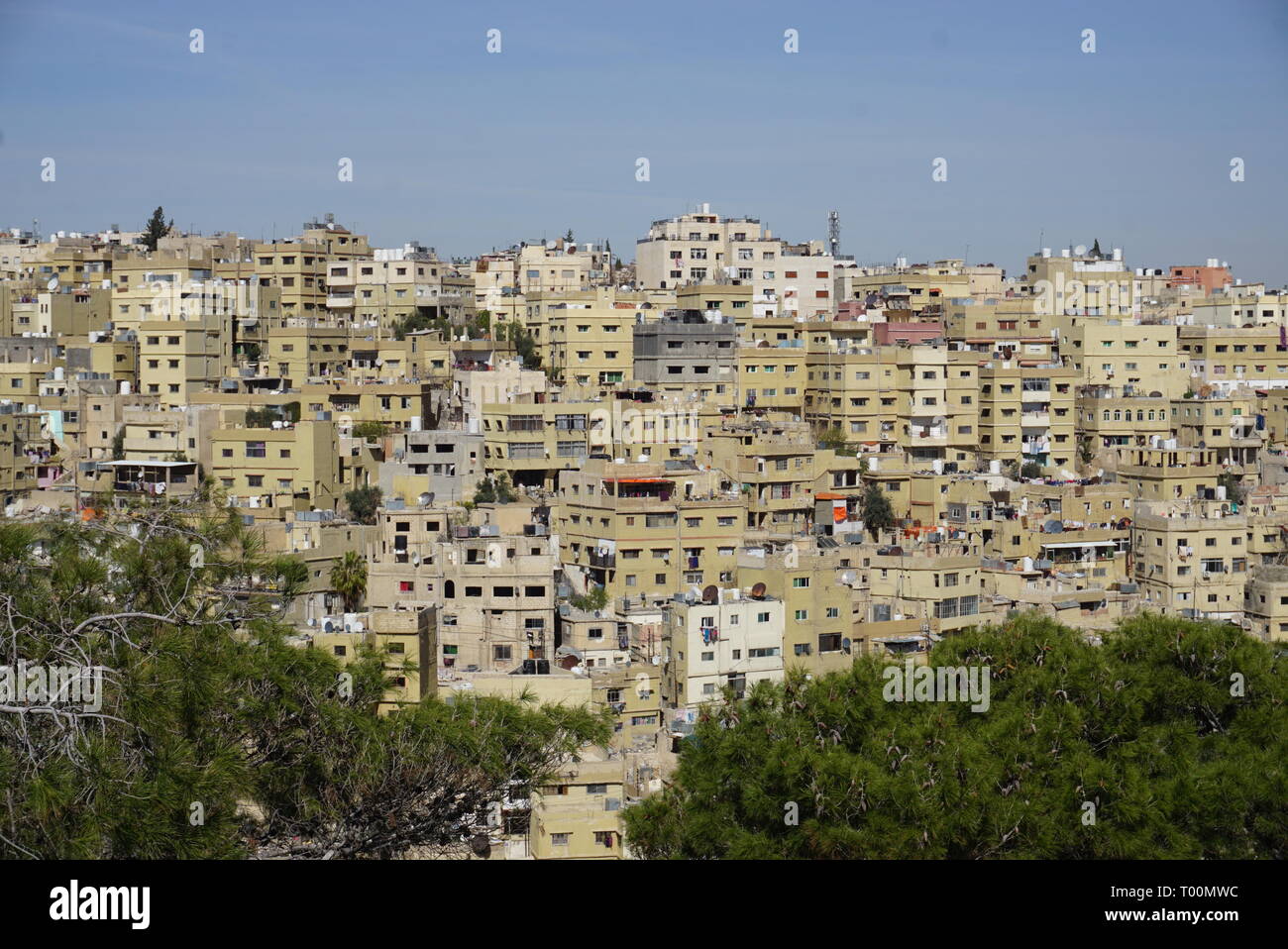 the view on houses in Amman, Jordan Stock Photo - Alamy