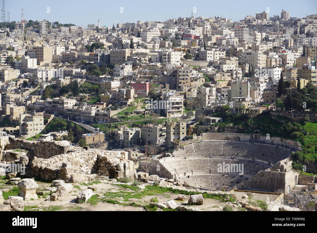 City centre of Amman buildings Stock Photo - Alamy