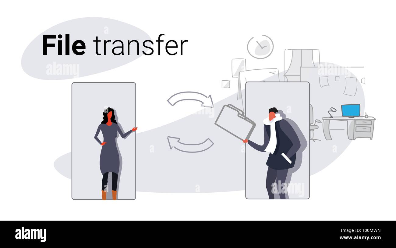 People sharing data mobile Stock Vector Images - Alamy